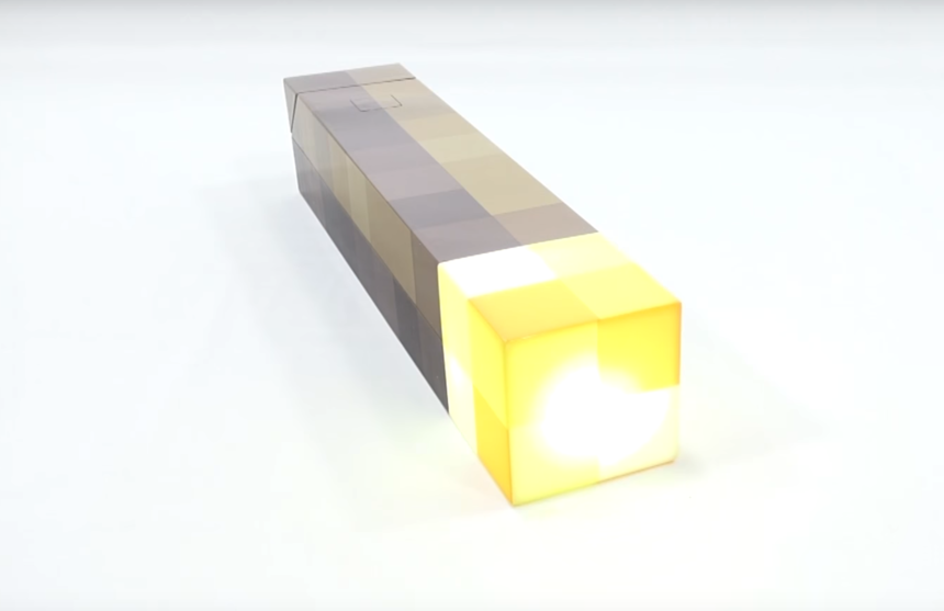 마인크래프트 횃불 램프 - Minecraft light-up wall torch / 키덜트대학교 : 네이버 블로그