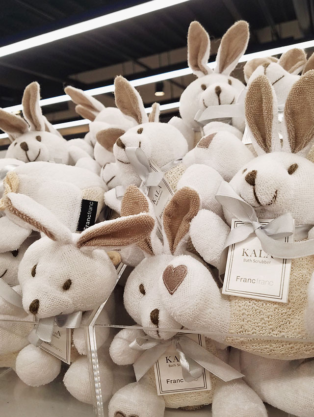 프랑프랑 토끼,곰모양 거품 스펀지 샤워볼 / Francfranc foam body sponge : 네이버 블로그