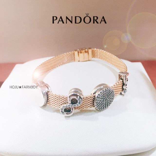 [Pandora] 판도라 리플렉션 로즈 팔찌 587712 / PANDORA Rose Reflexions Bracelet ...
