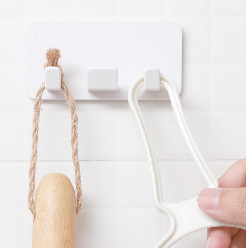 hplusmall 무지 전선정리 다용도걸이 플러그프리 - 핫트랙스