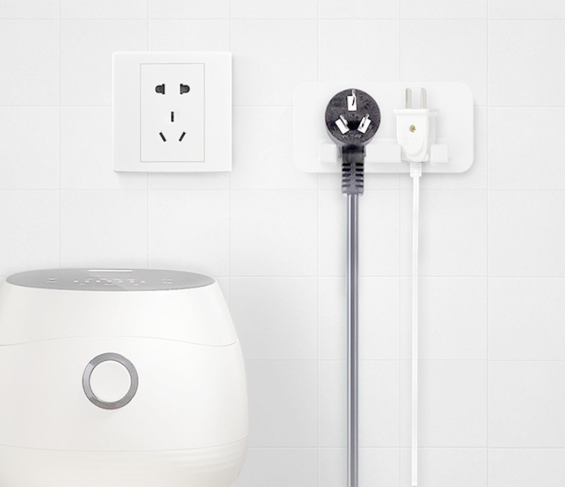 hplusmall 무지 전선정리 다용도걸이 플러그프리 - 핫트랙스