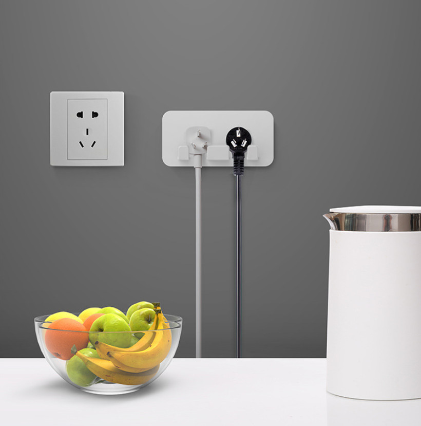 hplusmall 무지 전선정리 다용도걸이 플러그프리 - 핫트랙스