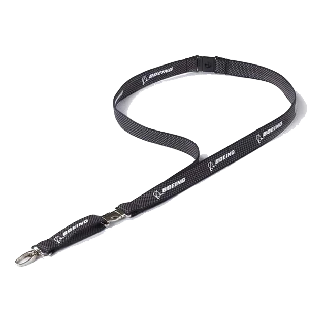 Boeing Carbon Fiber Woven Lanyard - AERO SHOP