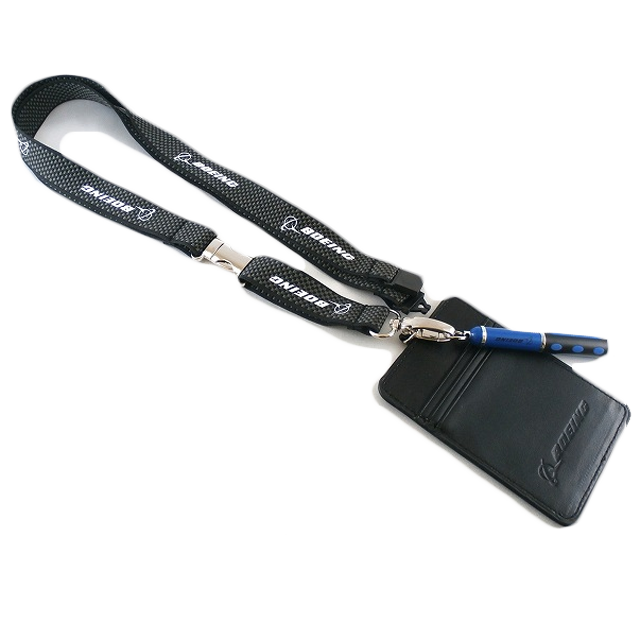 Boeing Carbon Fiber Woven Lanyard - AERO SHOP