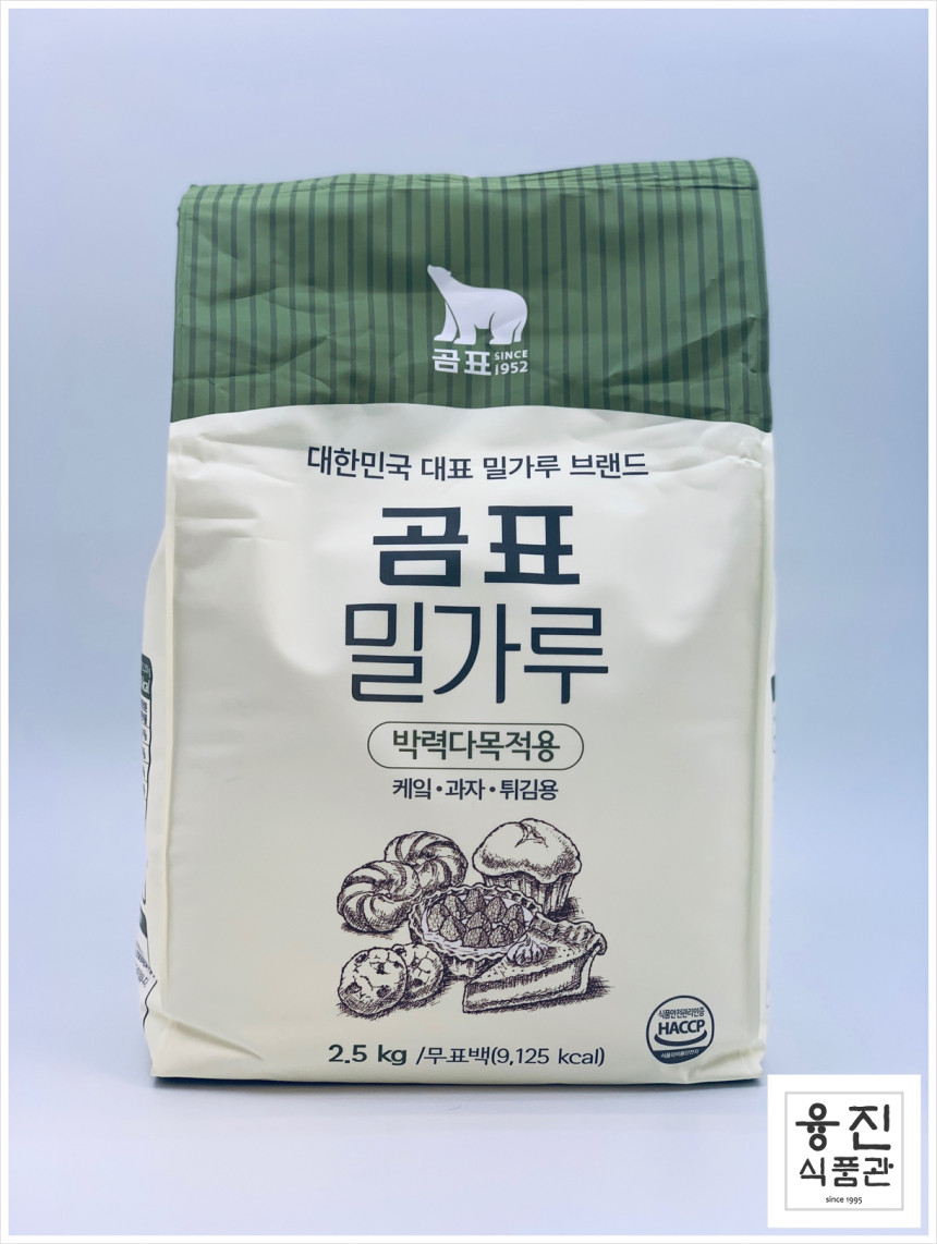 곰표 박력 밀가루 2 5kg 대한제분 케이크 과자 튀김용 박력분 식봄