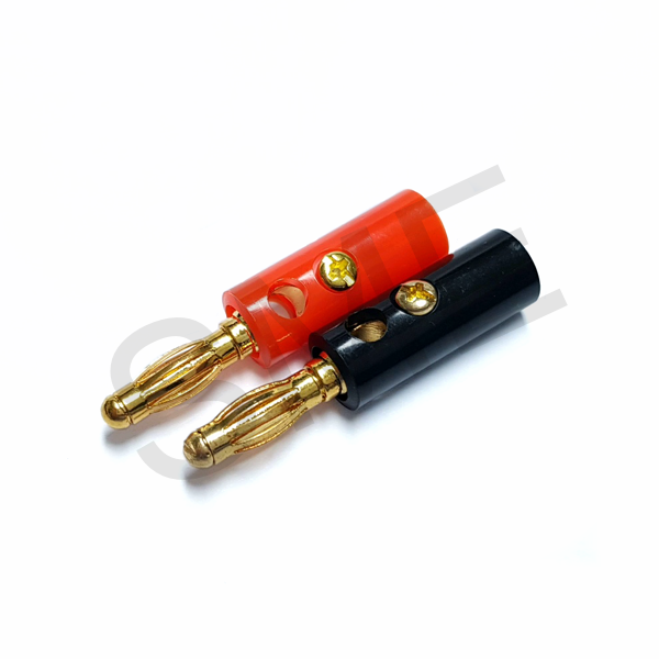 JL-0216(Gold Metal) 2색 와이어 케이블 오디오 바나나 잭 플러그 커넥터 MALE 절연타입의 상세화면 입니다.