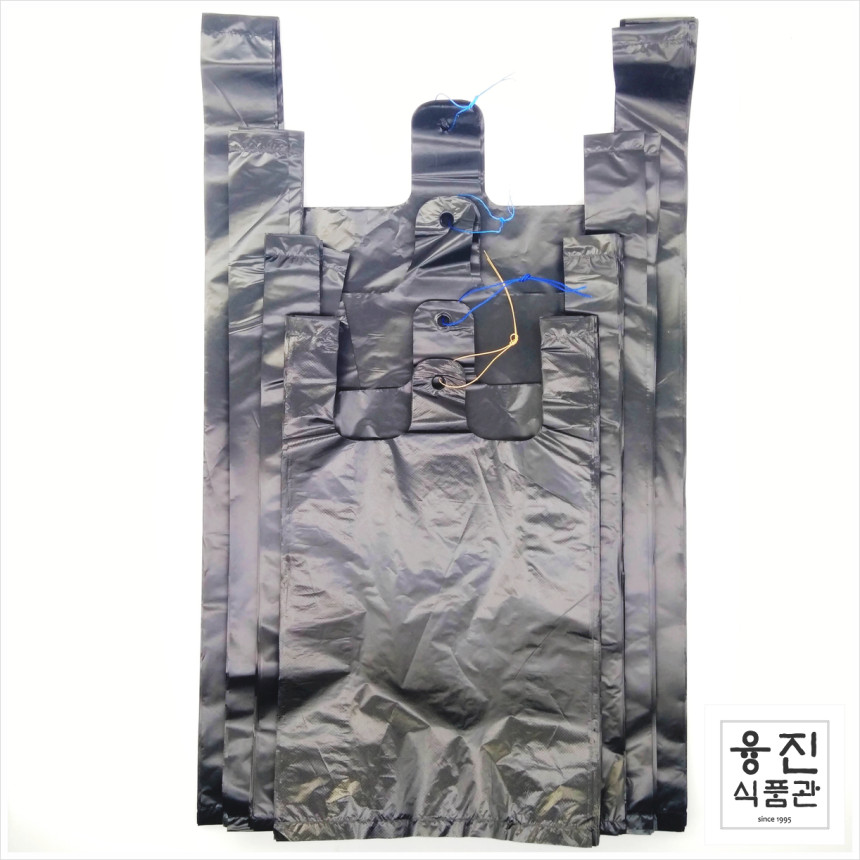 비닐봉투 검은색 소21×24cm X 3개 묶음 검정색 백색 슈퍼 마트 시장 약국 포장 폴리백 비닐 봉지 생활 최저가