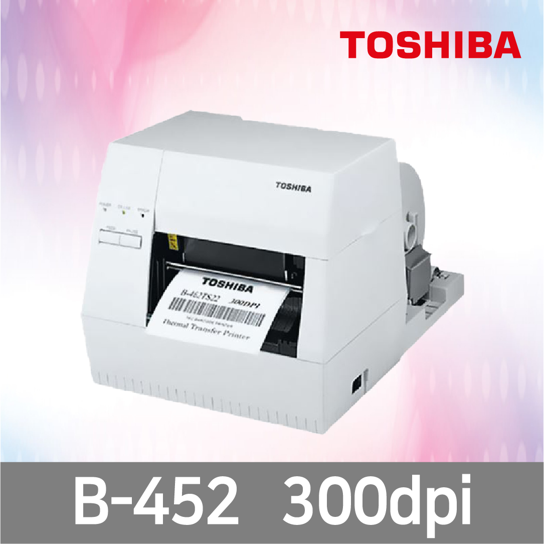 도시바 B-452-TS22 300dpi 4인치 산업용 바코드 프린터 : 제벡스코리아