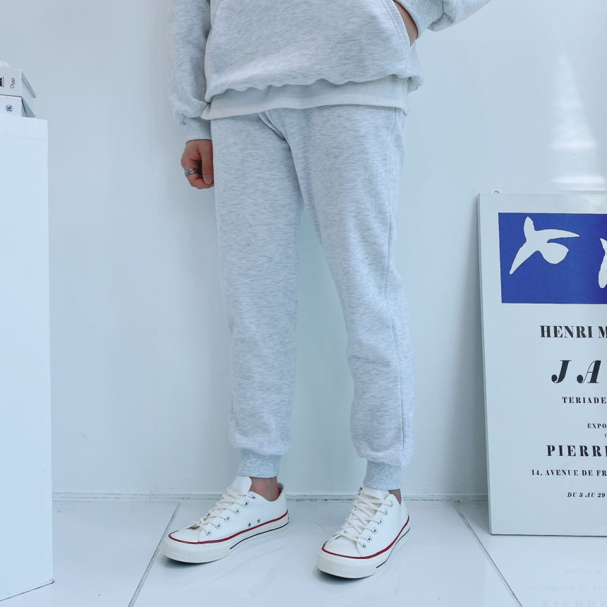 남자 기모 트레이닝 조거팬츠 세트bf