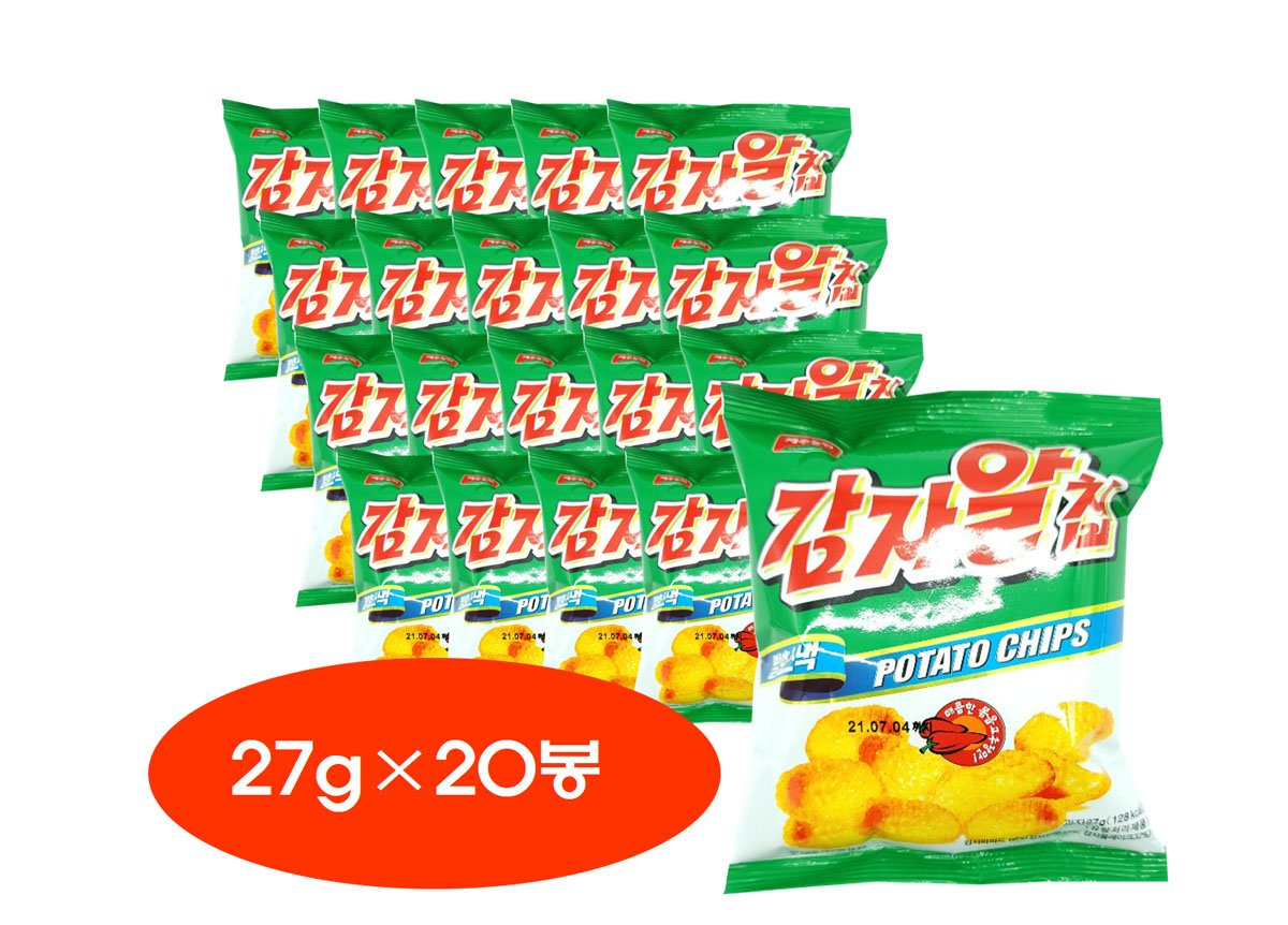 CCC상점 | 감자알칩 27g 20봉 - 바삭한 알감자칩