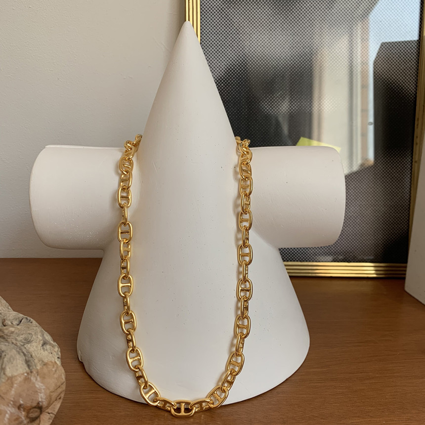 H-shape Link Chain Necklace
