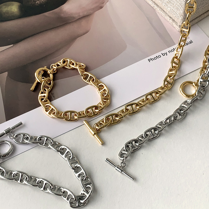 H-shape Link Chain Necklace