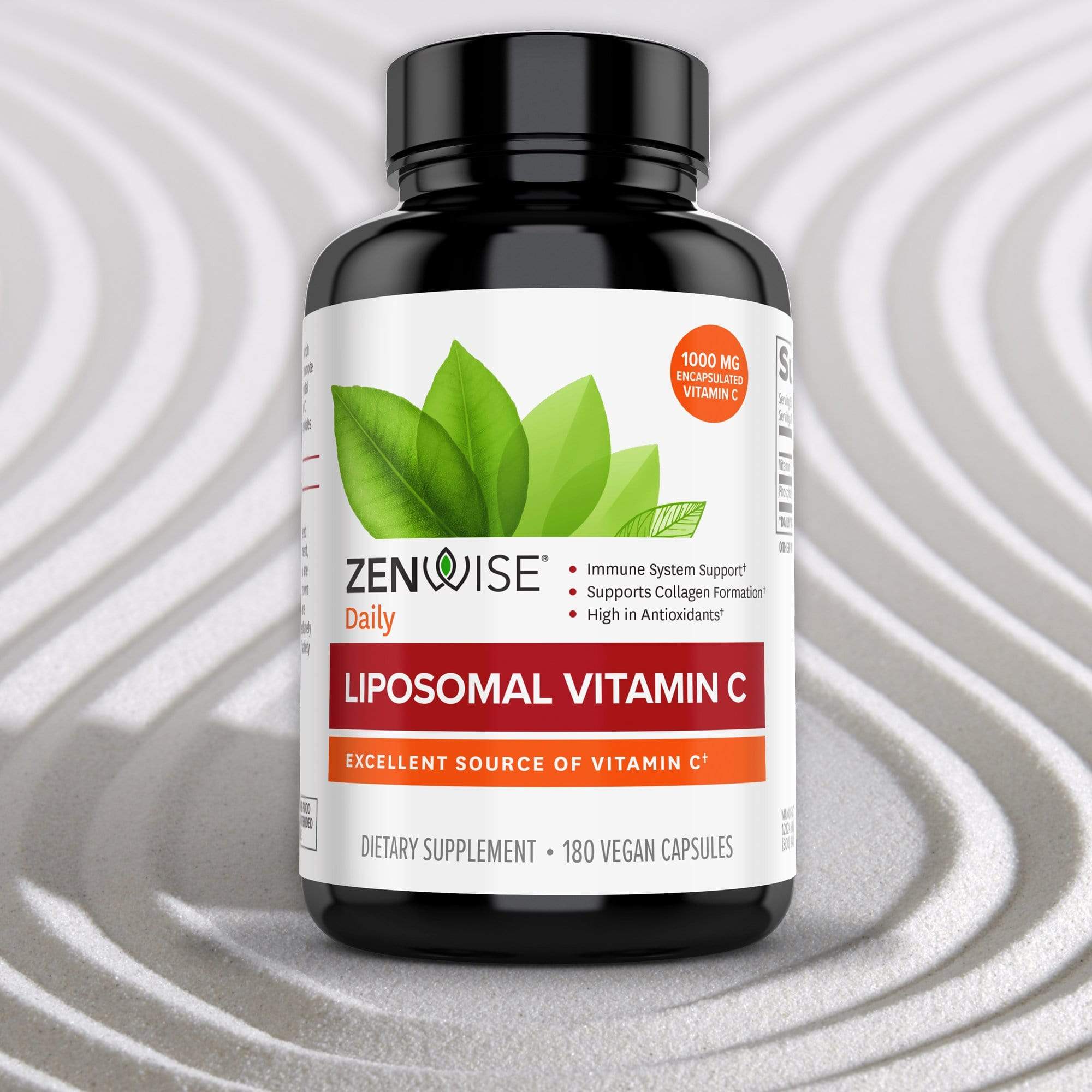 젠와이즈 헬스 리포소말 비타민C 1000mg, 180캡슐 / Zenwise Health Liposomal Vitamin C ...