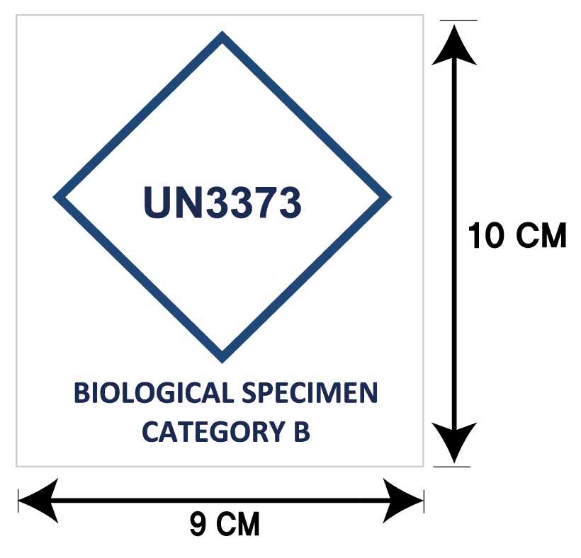 UN3373 라벨스티커 전염성물질의 항공운송(90x100mm, 500장) > 위험물스티커 | 에덴티엠(주) 보안스티커, 산업안전 ...