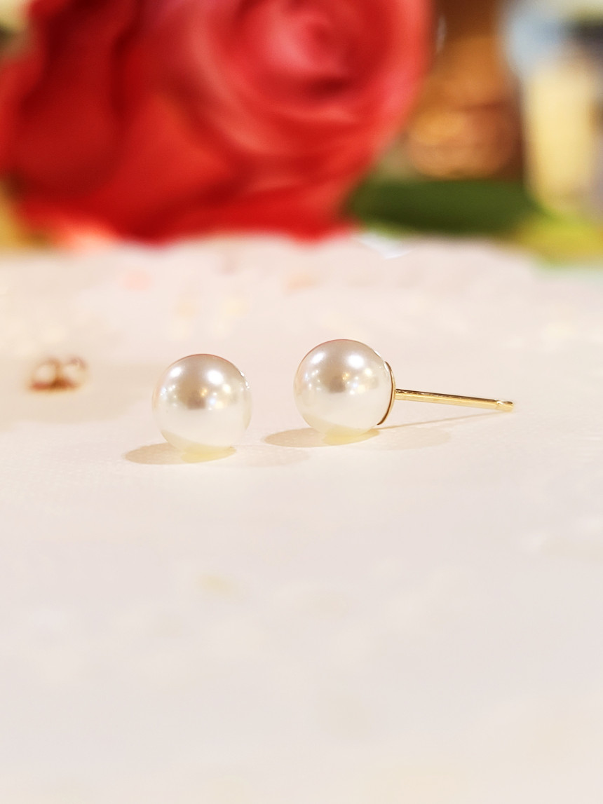 미니골드 14K 6mm 베이직 스왈진주세트 EPNM4004 NAMM4002 - 더현대닷컴