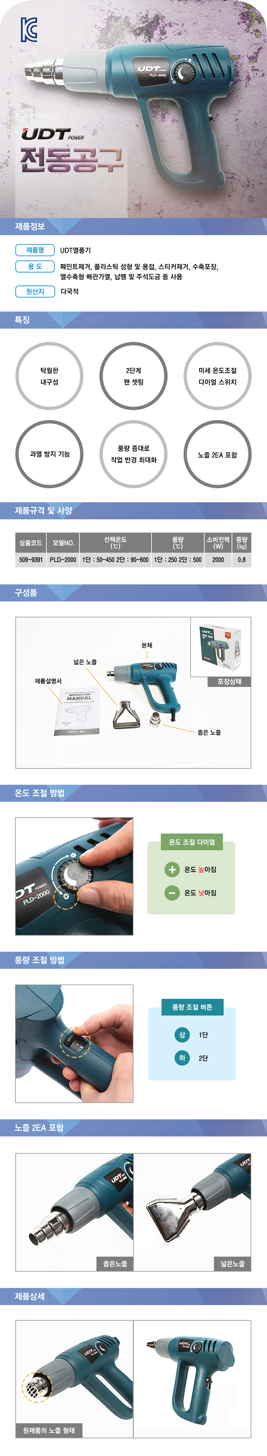 UDT 전기 열풍기 히팅건 힛툴 PLD-2000 : 유니크한 간판업체 | 아인종합기획 : 매출을 올리는 간판
