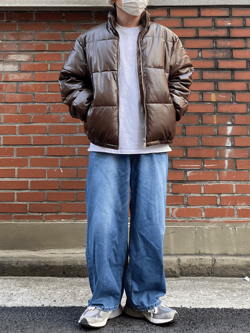 Fake leather wellon padding (2Color)