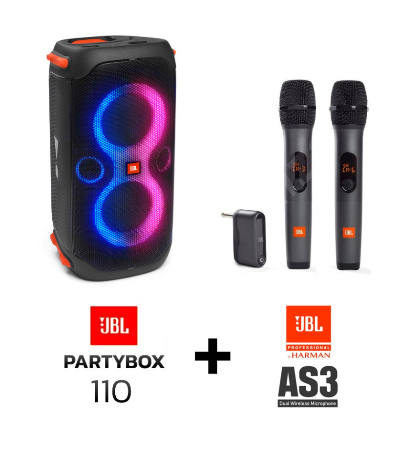 JBL 파티박스110 블루투스스피커 PARTYBOX110 무선마이크 AS3