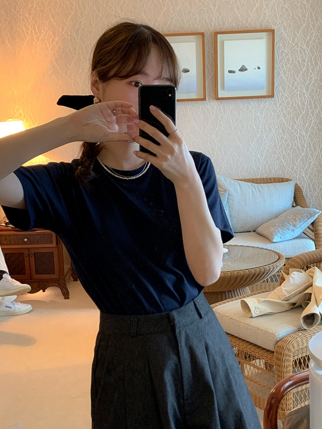 어베인 [재진행] FAVE 페이브 스프링 모달 반팔 티셔츠 (8color)