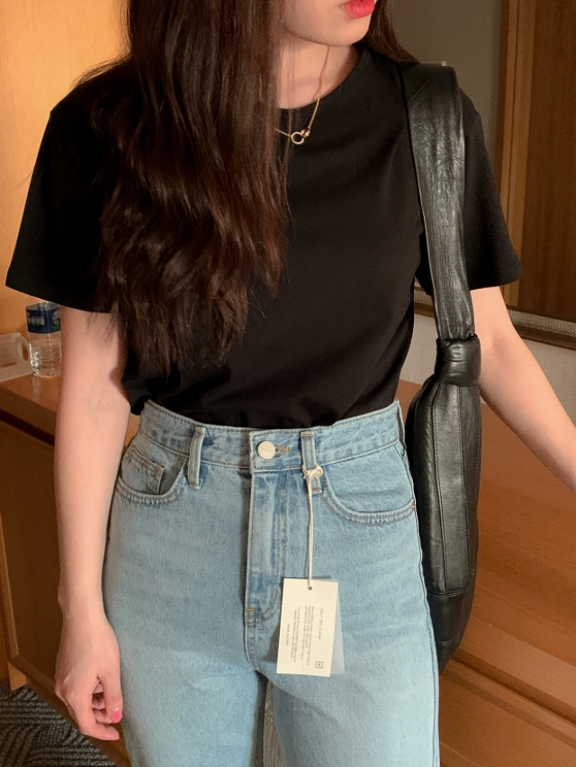 어베인 [재진행] FAVE 페이브 스프링 모달 반팔 티셔츠 (8color)