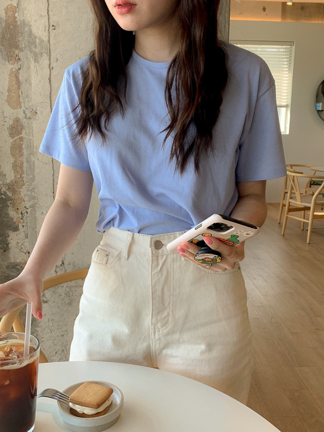 [재진행] FAVE 페이브 스프링 모달 반팔 티셔츠 (8color)