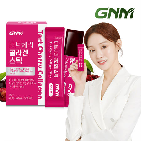 네이버 도착보장 : [300달톤] GNM 이성경 몽모랑시 타트체리 젤리스틱 1박스(총 15포) 저분자 콜라겐