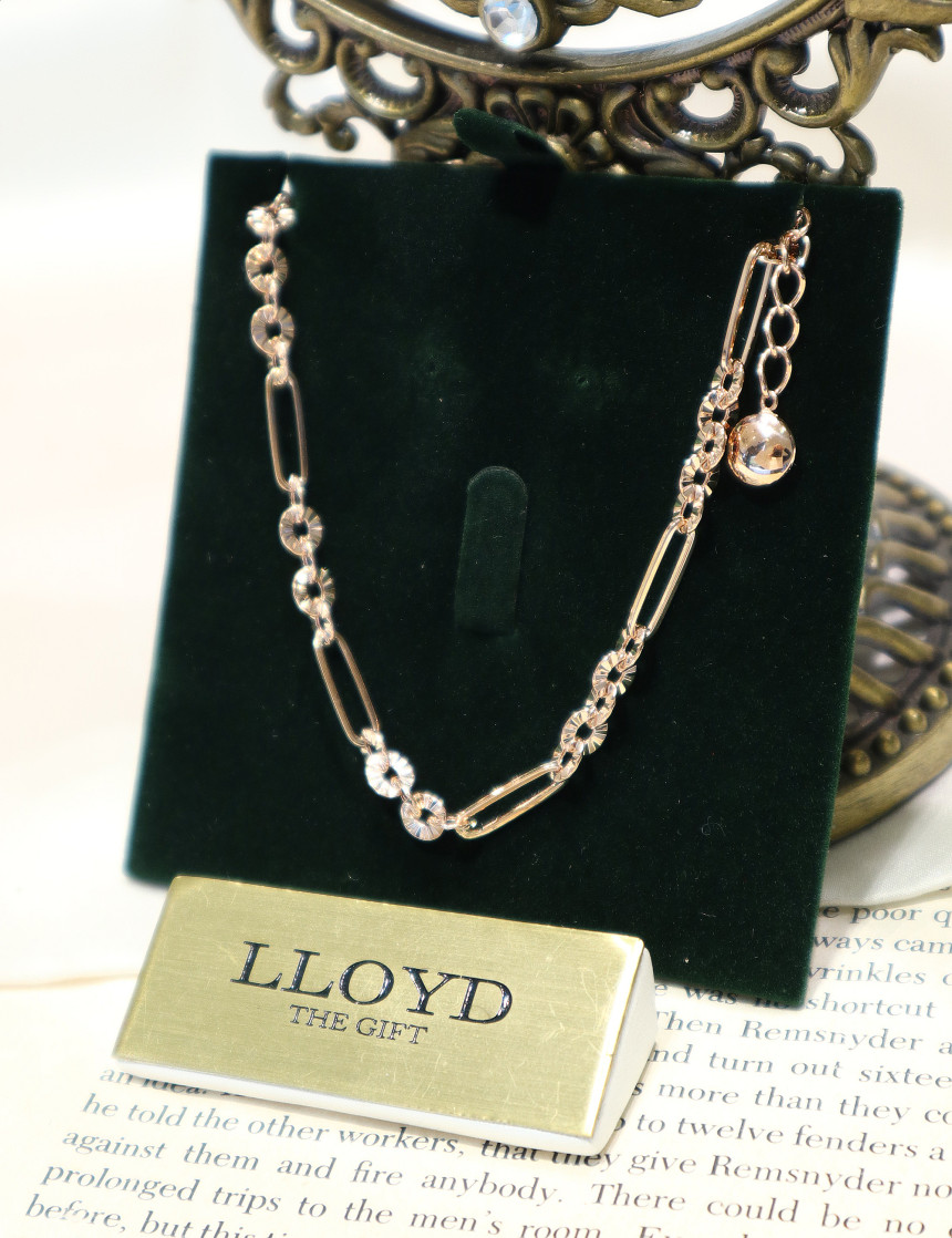 [로이드]14k 볼드 컷팅체인 Gold 팔찌 (LWB21059G) - 현대Hmall