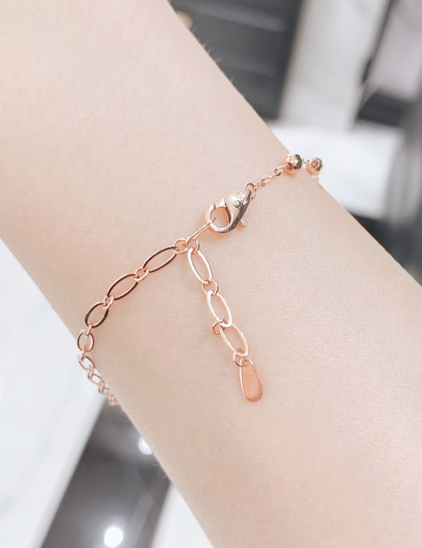 [로이드]14k 타원 링크볼 체인 Gold 팔찌 (LWB20V08) - 현대Hmall