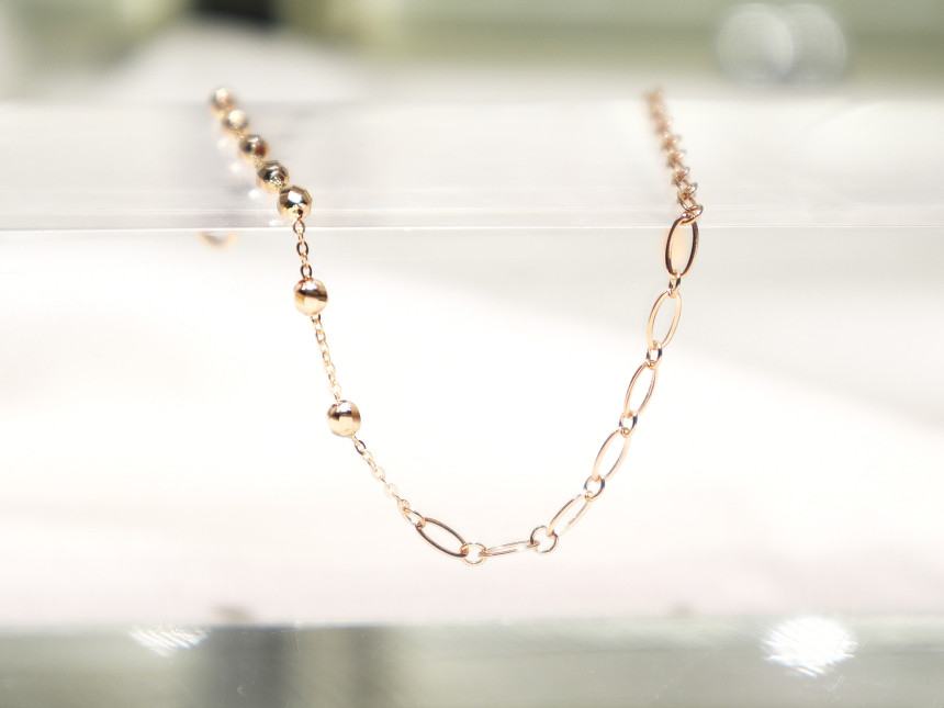 [로이드]14k 타원 링크볼 체인 Gold 팔찌 (LWB20V08) - 현대Hmall