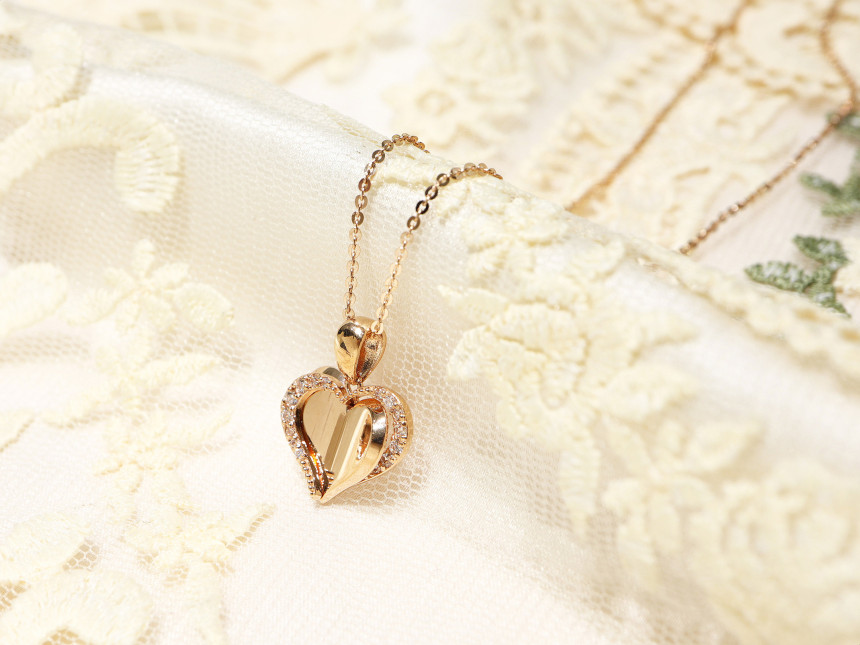 [로이드]14K 볼륨 하트 Gold 목걸이 (LNC21C95GLPP17061G) - 현대Hmall