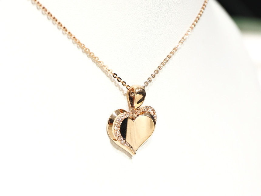 [로이드]14K 볼륨 하트 Gold 목걸이 (LNC21C95GLPP17061G) - 현대Hmall