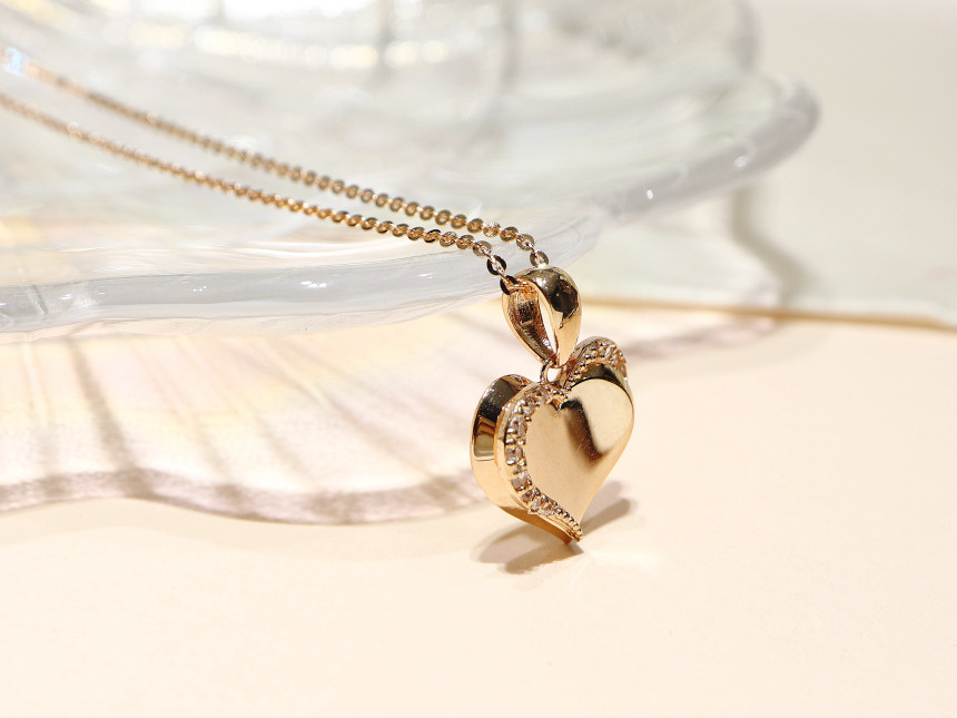 [로이드]14K 볼륨 하트 Gold 목걸이 (LNC21C95GLPP17061G) - 현대Hmall