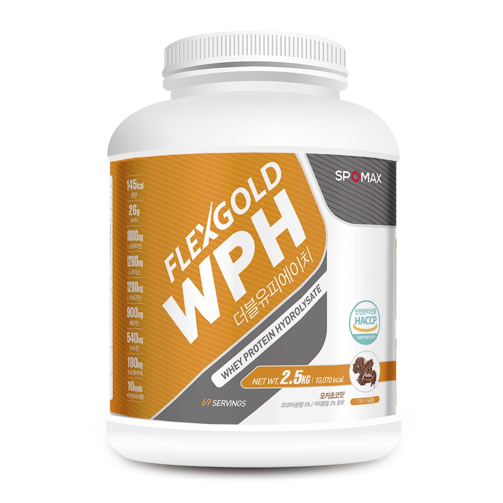 스포맥스 WPH 더블유피에이치 가수분해유청단백질 보충제 쉐이크 2.5kg - 위핑