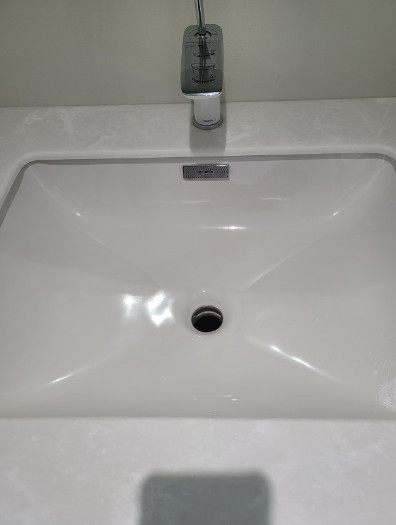 KOHLER 2949T-0 포어프론트 화이트 언더카운터 매립형 세면대 – 오튼