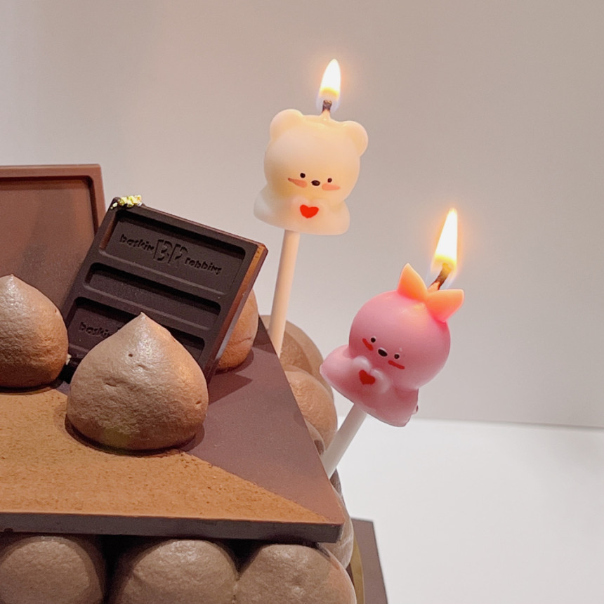 일월랜드 케이크초 생일초 토끼초 곰돌이초 생일파티 케이크픽 파티 단길