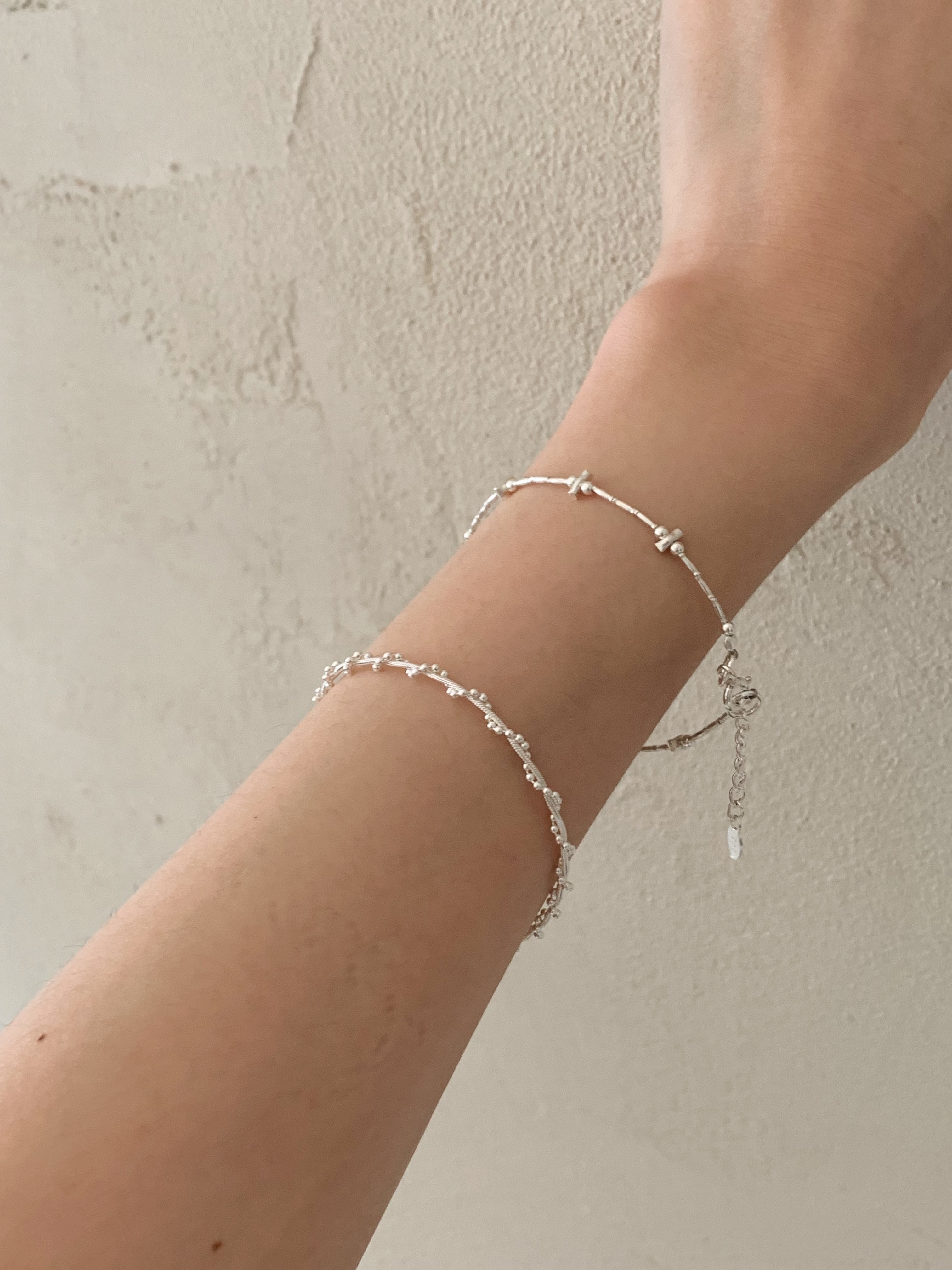 폴아이마이미 실버925 18K도금 텐즈 은 팔찌 - 위시버킷