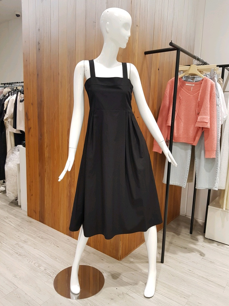 g-cut 지컷 (7253237120) 백 스모킹 슬리브리스 원피스 - 더현대닷컴