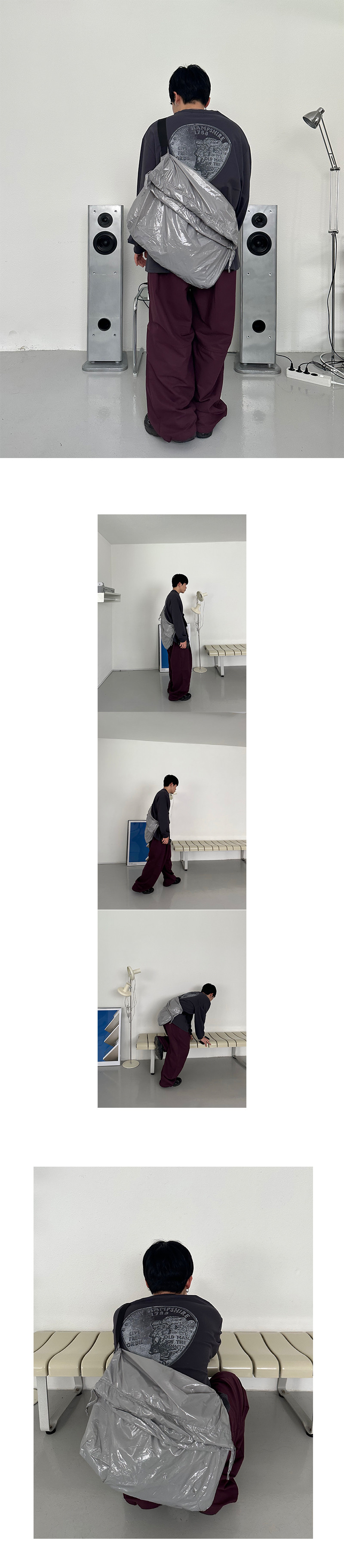 Glossy cross bag (2C)