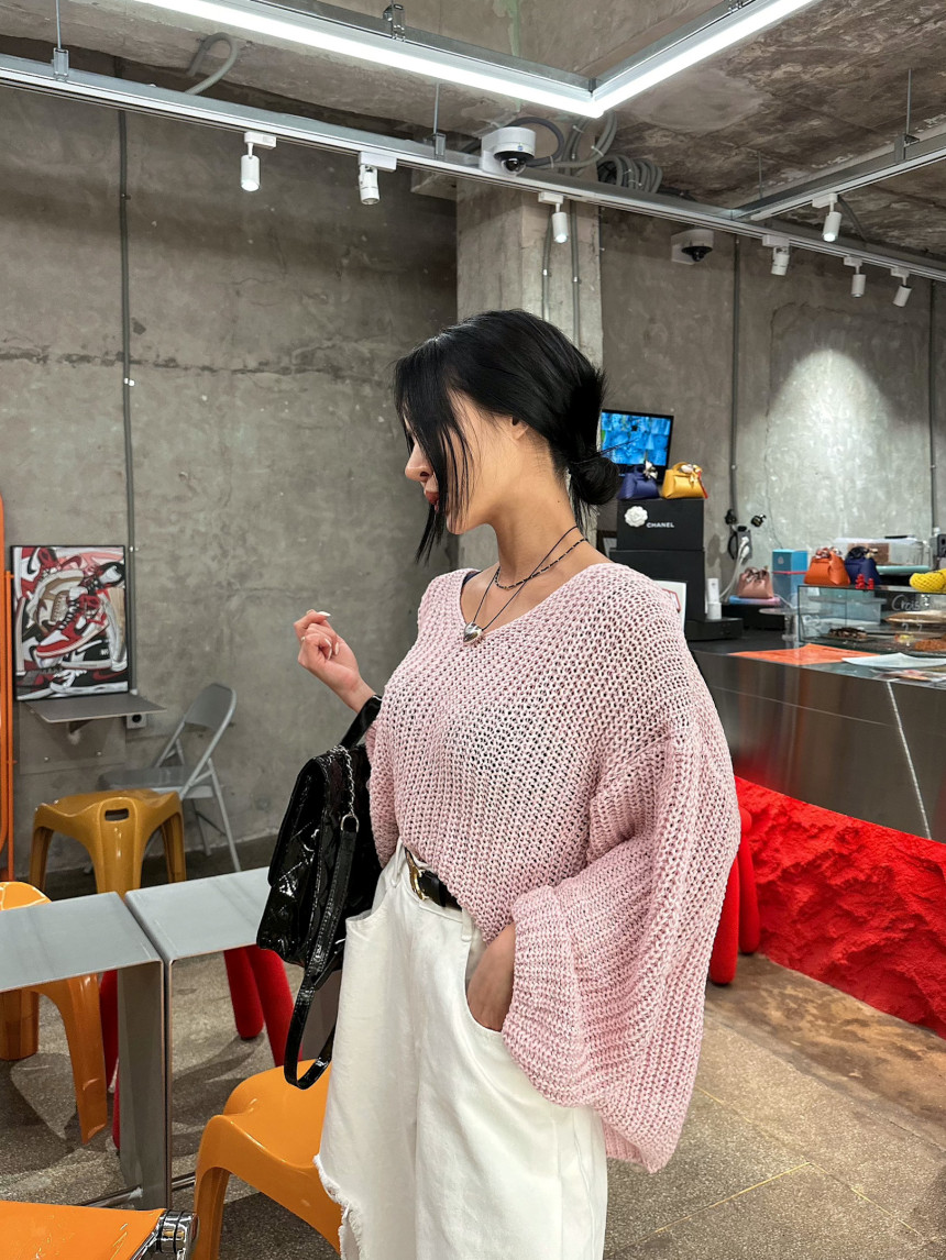 쿨 테잎 니트 (4col)