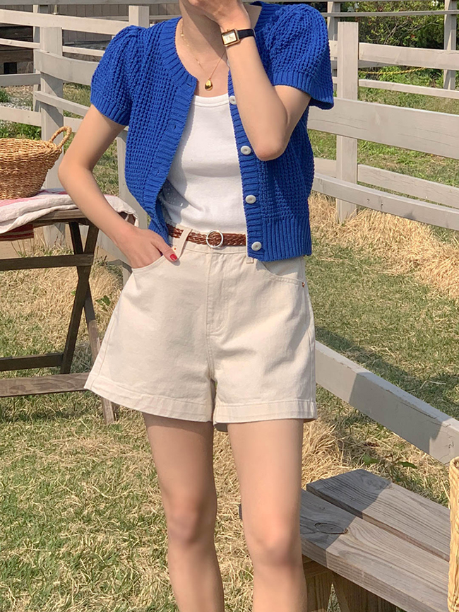 [민트,블루/당일]아잉 얼리 가디건 (4col) areing 반팔 여름가디건