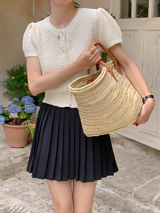 [민트,블루/당일]아잉 얼리 가디건 (4col) areing 반팔 여름가디건