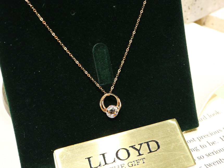 [로이드]14K 트윈 볼륨 탄생석 Gold 펜던트 (LPP19081G) - 현대Hmall