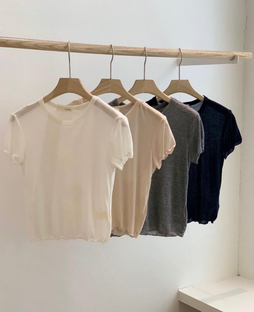 vegetable 베지터블 캐시 크롭 티