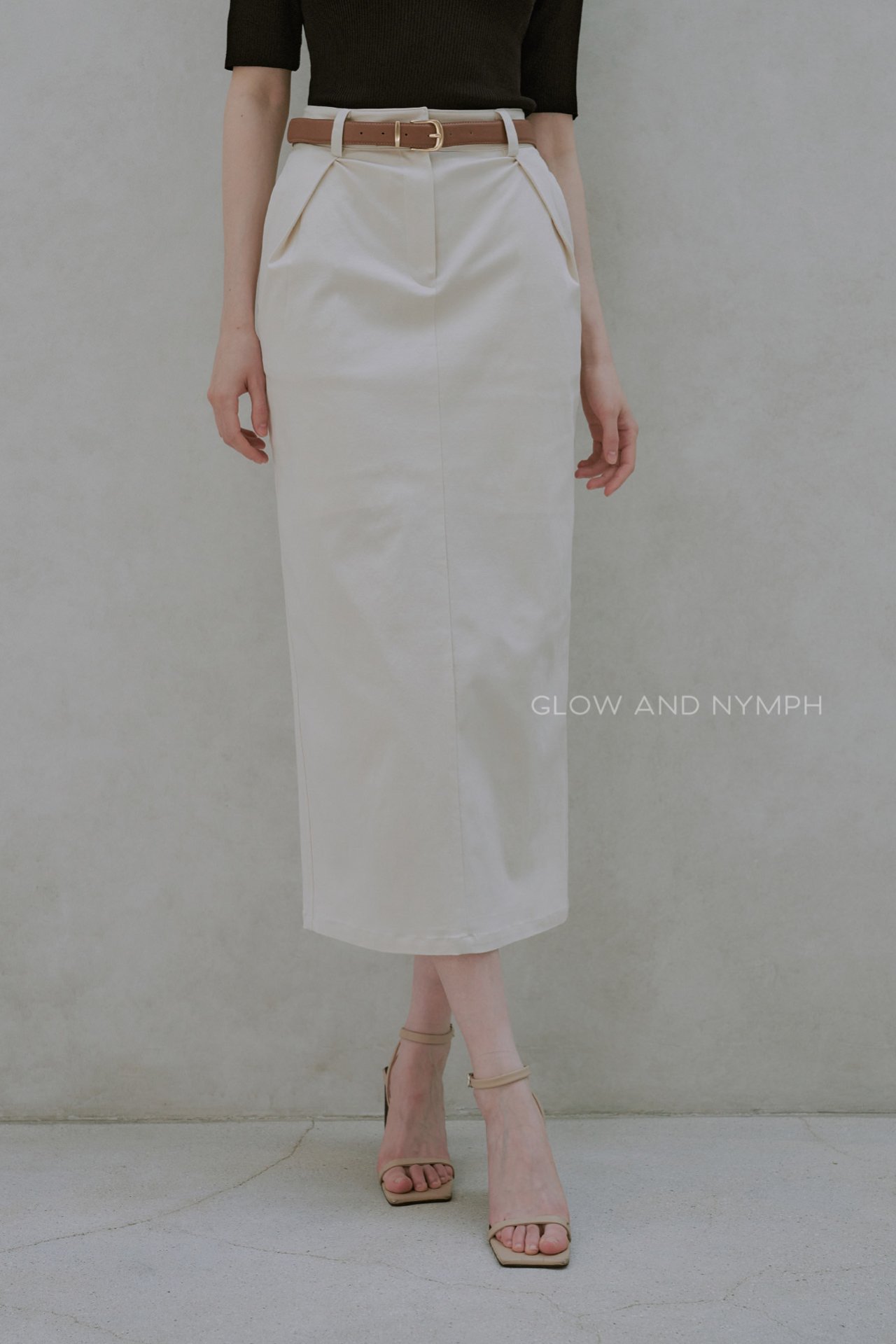 글로우앤님프 캐시 스커트 2color 23SS