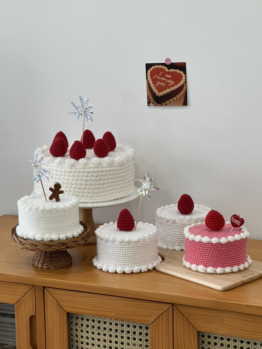 [knityoon] 미니케이크 : 단길