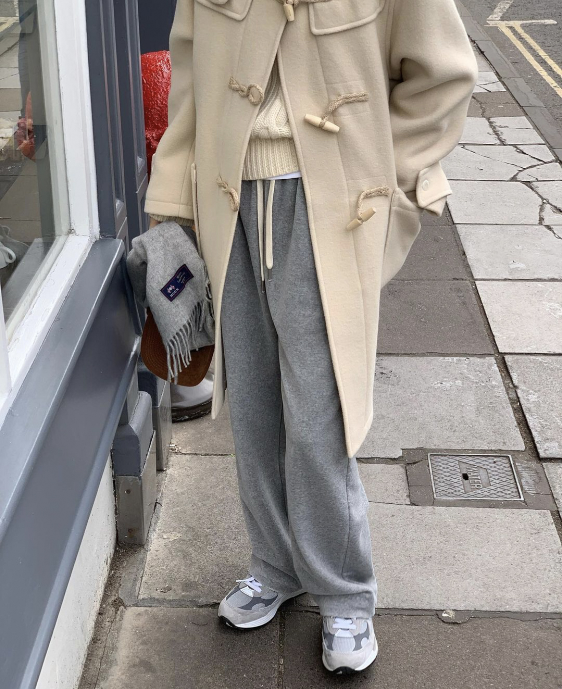 jinsim 진심 벨베틴 팬츠 코튼 밴딩 스트링 일자 바지 (3col)