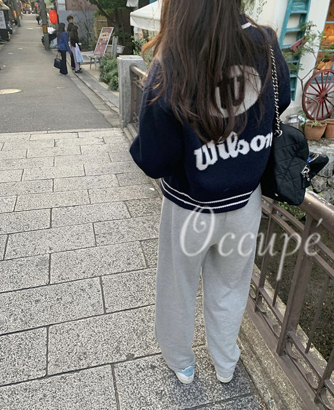 [당일발송]프리러브 윌슨 블루종 니트 (2col) freelove