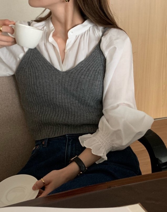 유어리스트 *당일*컴히얼 캐시 뷔스티에 (2col) comehere 캐시미어뷔스티에 니트 조끼