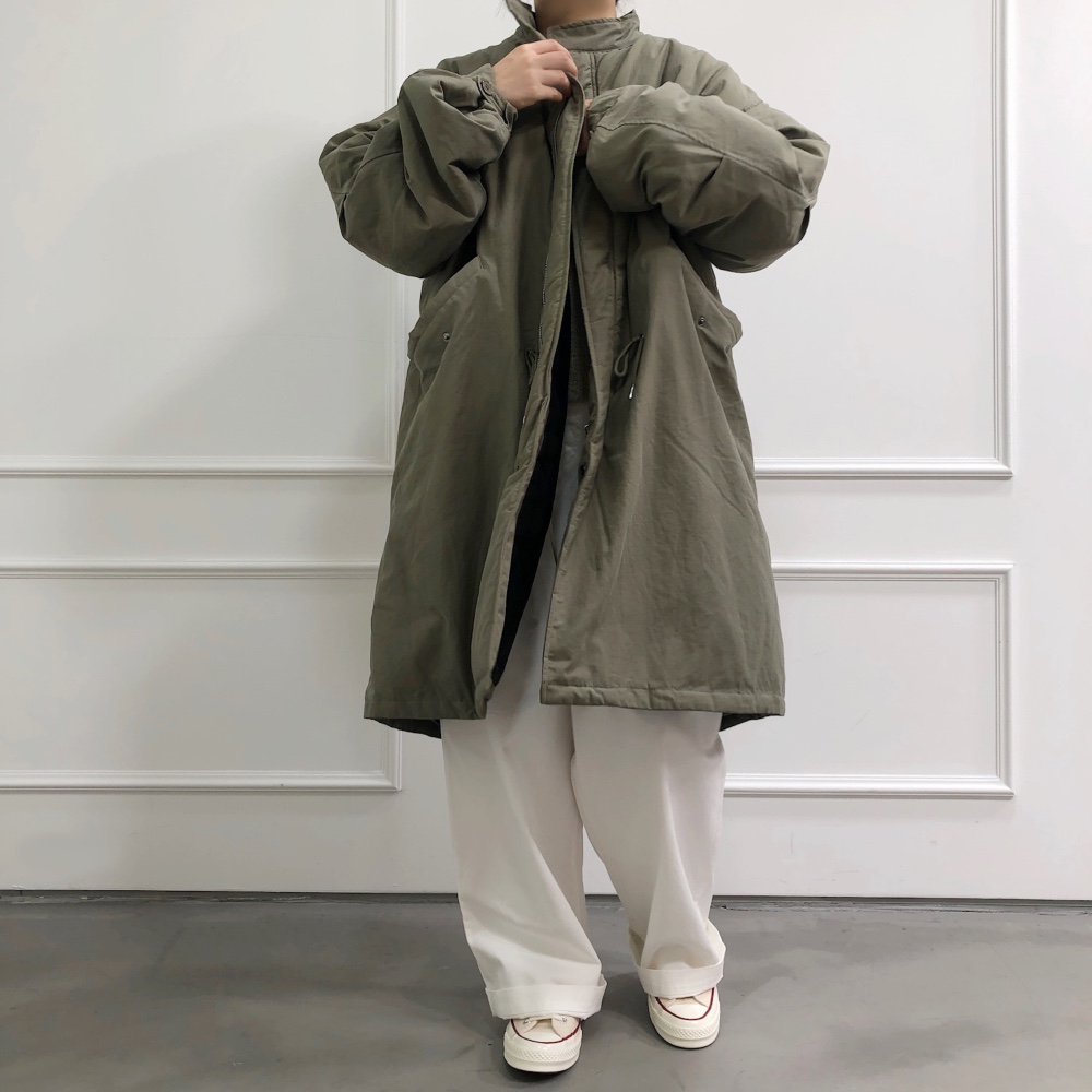 샌드 오버핏 롱 야상 패딩 4color 롱 사파리 파카 남녀공용 박시핏 빅사이즈