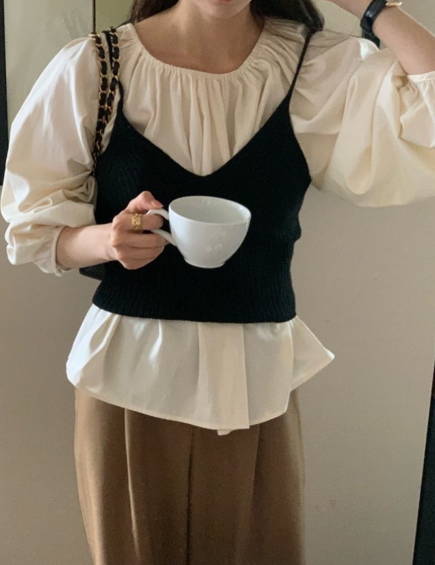 유어리스트 *당일*컴히얼 캐시 뷔스티에 (2col) comehere 캐시미어뷔스티에 니트 조끼